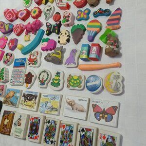 Office | Collection Of Over 6 Vintage Erasers From The 70s 80s And 90s ...